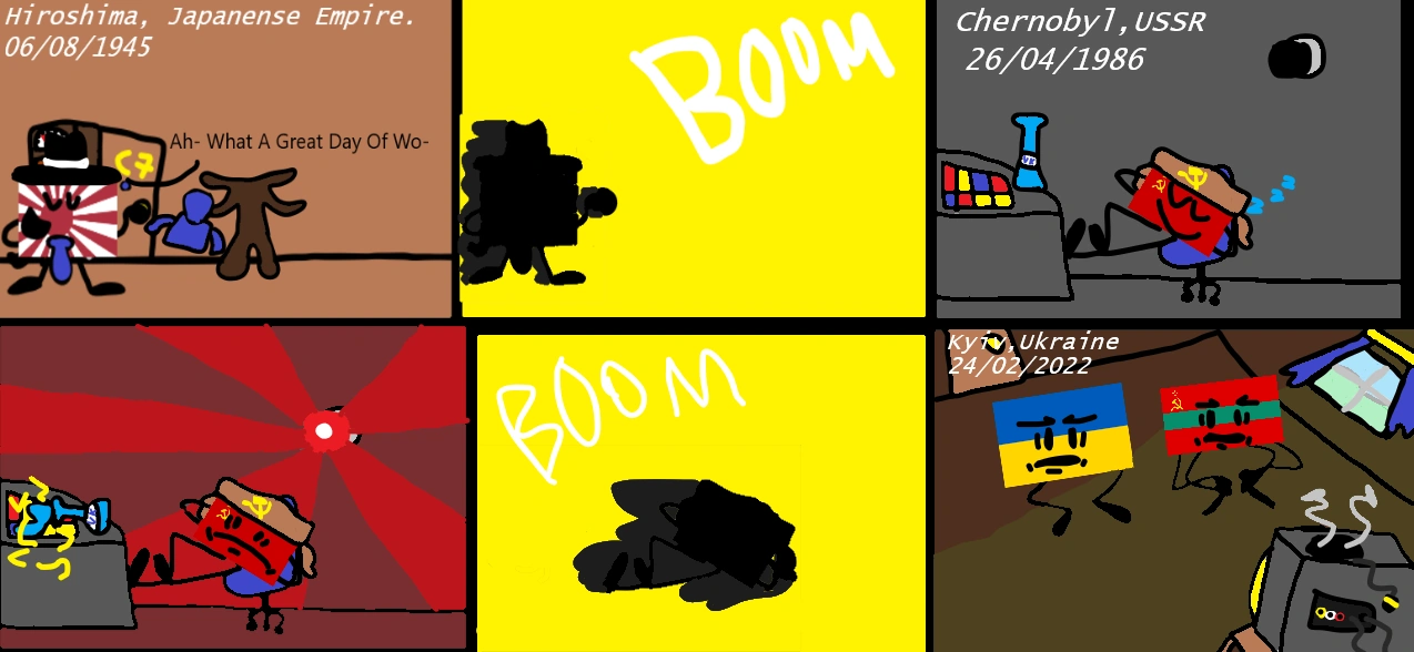 Countryobjects Comic edition: The Great Explosions | Fandom