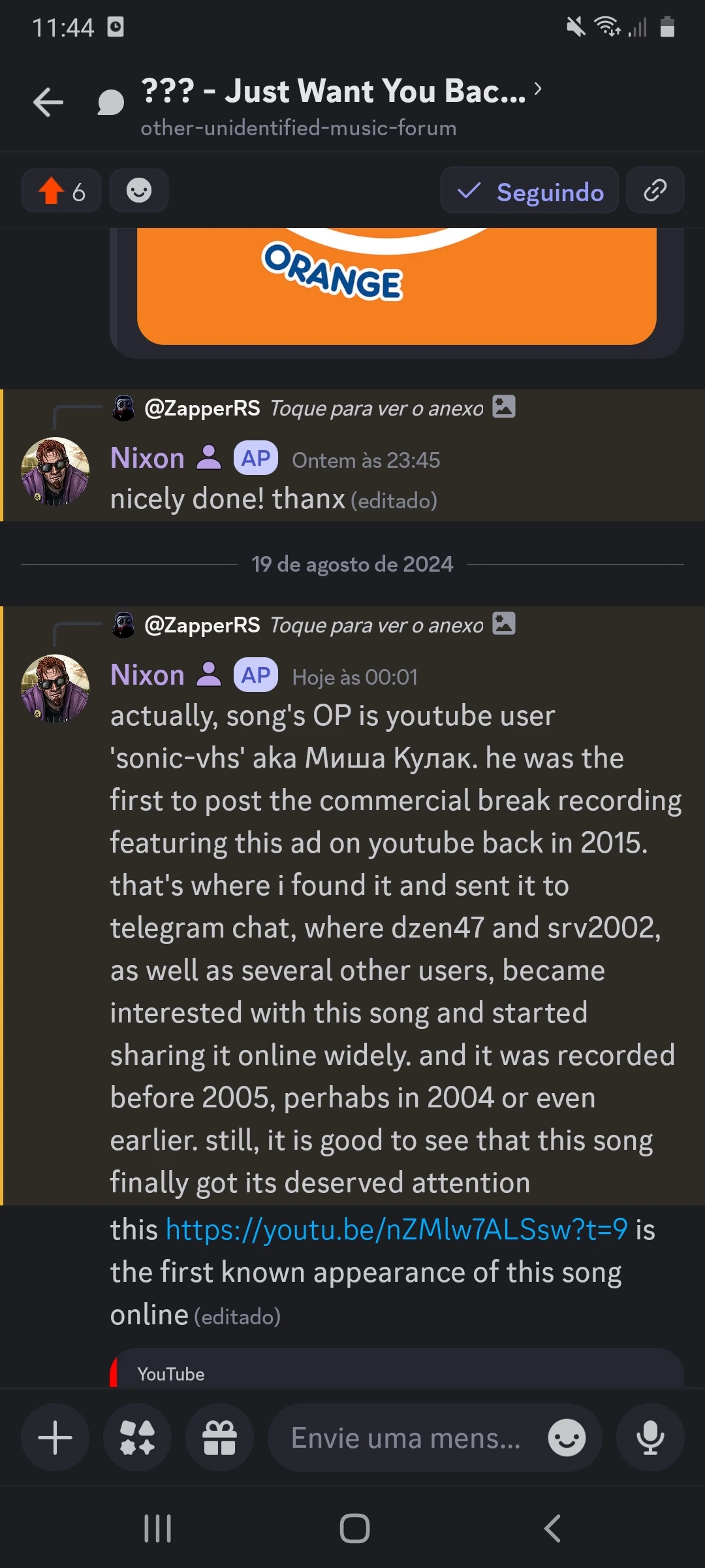 Just wanted to share something nice. I'm receiving help from Discord ...