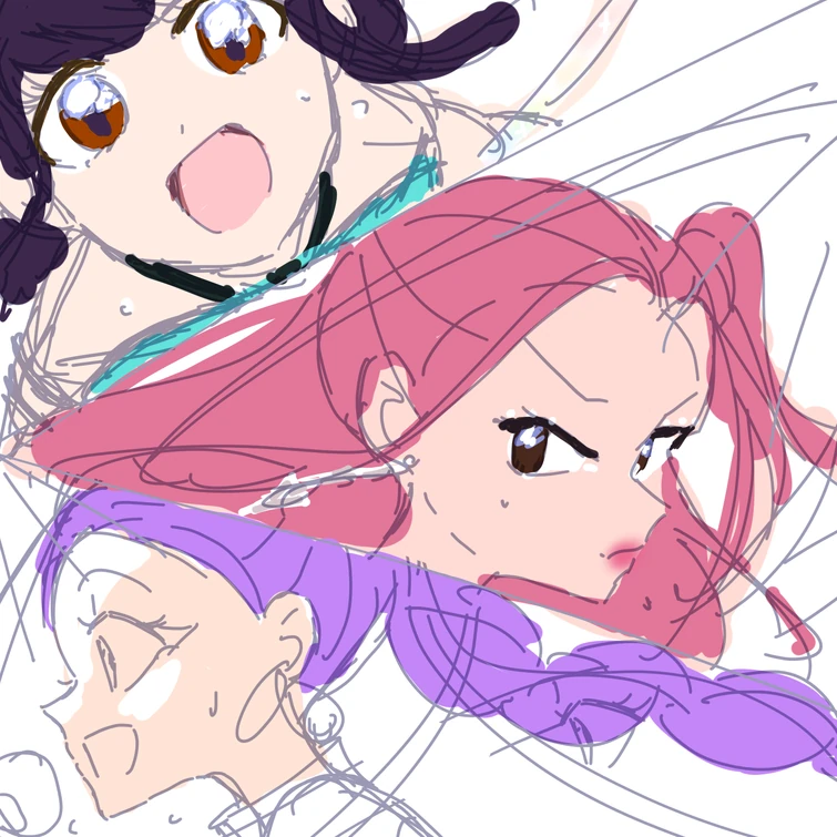 How It’s Done Done Done!!! 💜 ️ 🩵 (Sketch wips) | Fandom