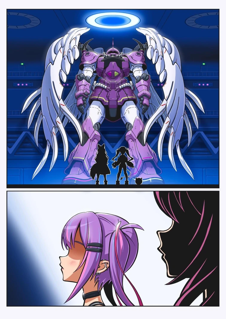 Uh, let me just say something. A Gouf with Wing Zero wing is cursed AF. | Fandom