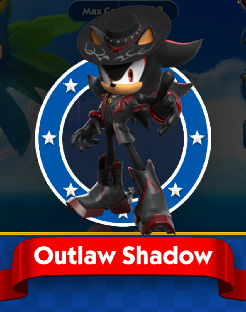 I got outlaw shadow the hedgehog in sonic dash! | Fandom