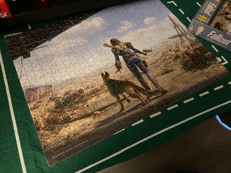 I finally managed to complete my Fallout 4 jigsaw puzzle. ( it was a ...