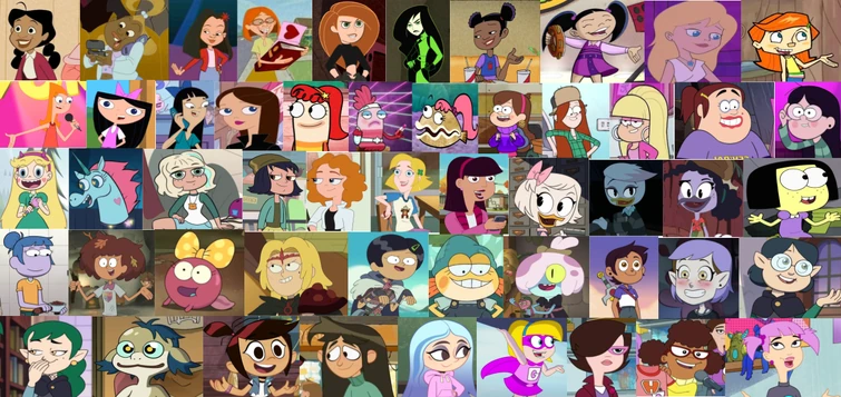 Made a Collage of a majority of our favorite girls from DTVA shows ...