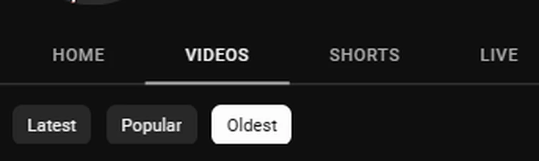 sort videos by oldest is back on youtube, rare youtube w | Fandom