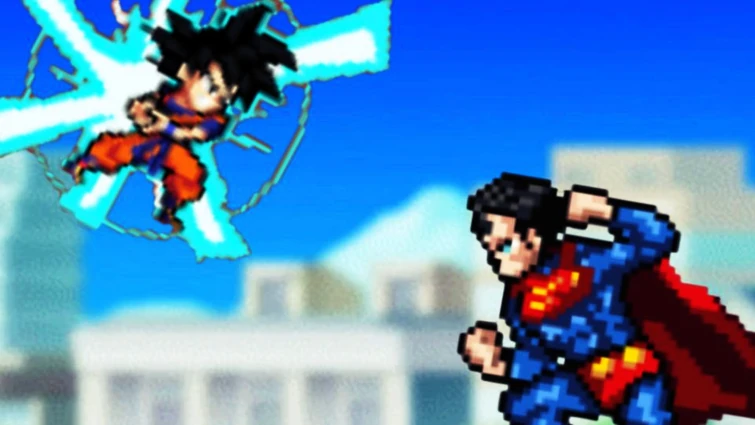 Goku vs Superman Sprite Art | Fandom