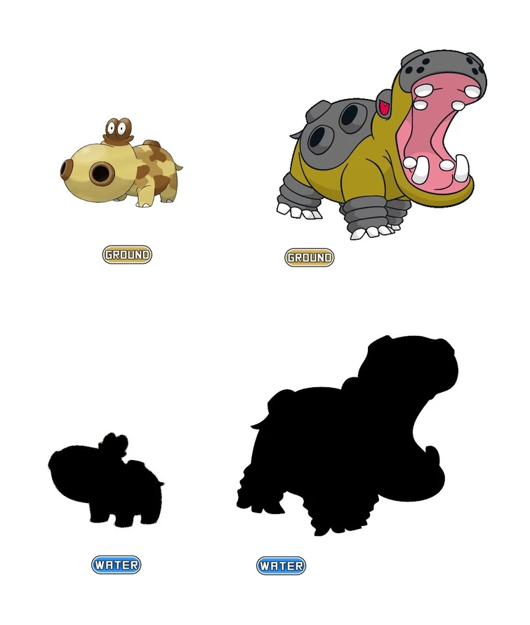 Hippopotas' and Hippowdon's New Region Form | Fandom