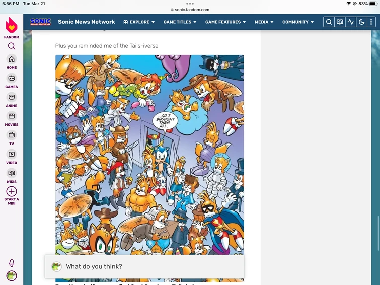 thread of iconic Tails moments (T.T.T.#3) | Fandom