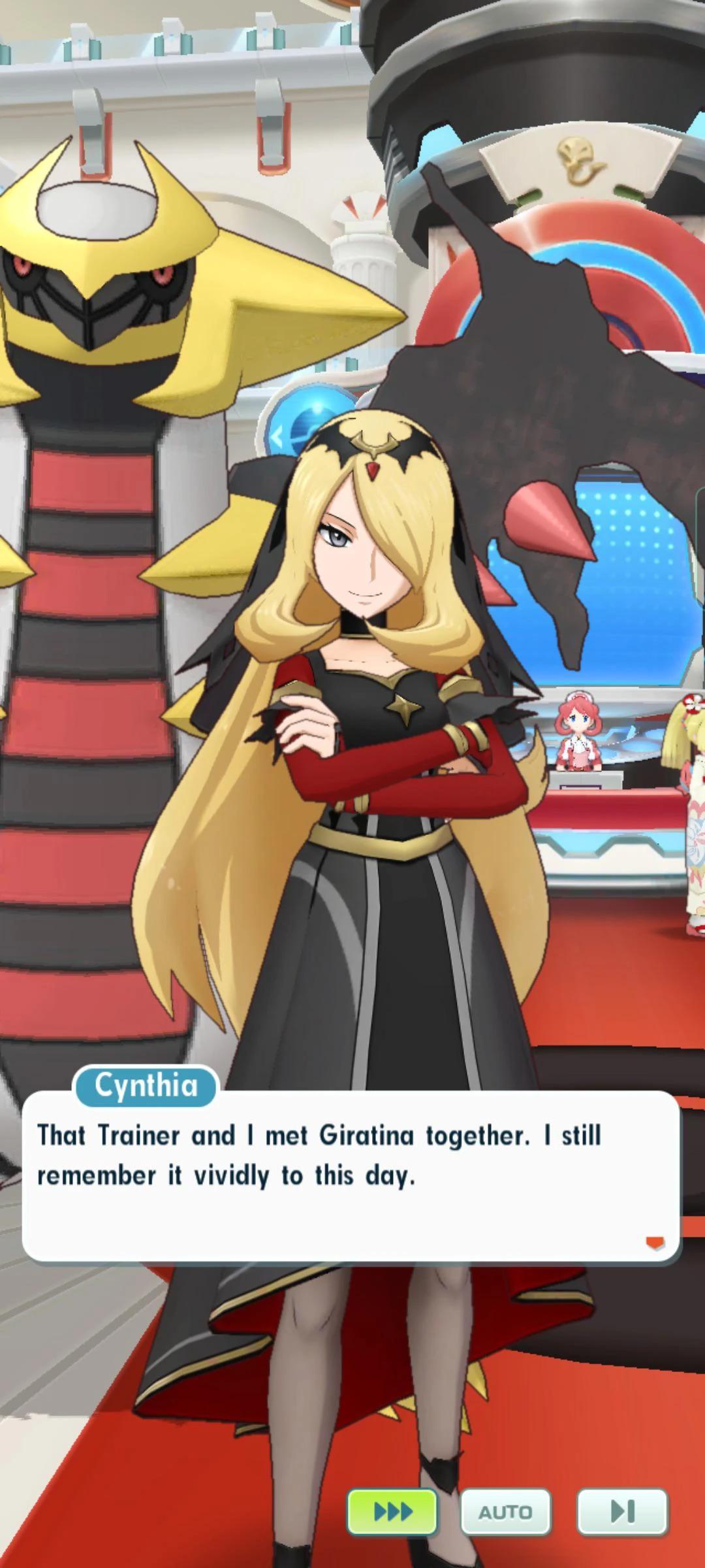 How many of Cynthia's matchups are wins if we give her Giratina? Or does it even affect the ...
