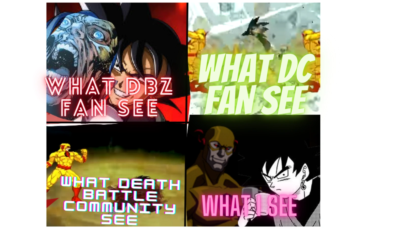 Goku Black vs Reverse Flash Meme | Fandom
