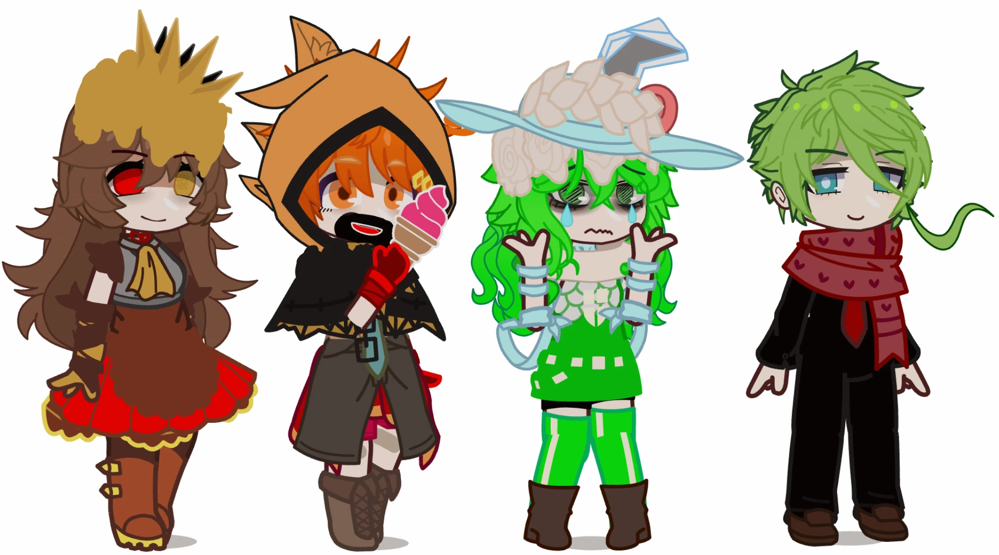 Hello. Here are my 4 Floormaster Gacha designs. | Fandom