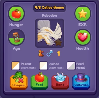 Selling 2/3 Robodon Calico Theme and LF offers on leg c pot and leg e ...