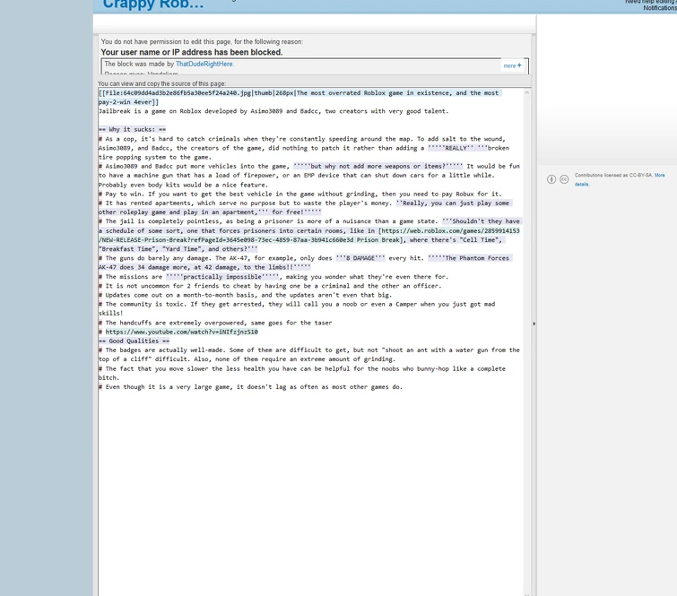 i got IP banned | Fandom