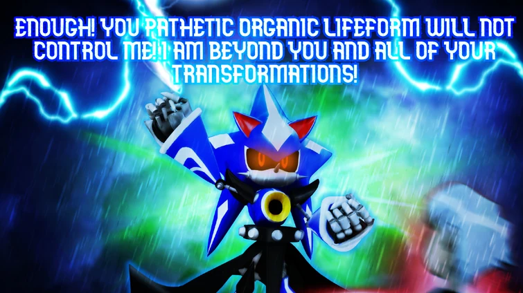Have I ever mentioned this matchup called "Metal Sonic VS Albedo"? I ...