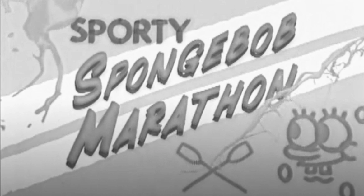 Sporty SpongeBob marathon in black and white style | Fandom