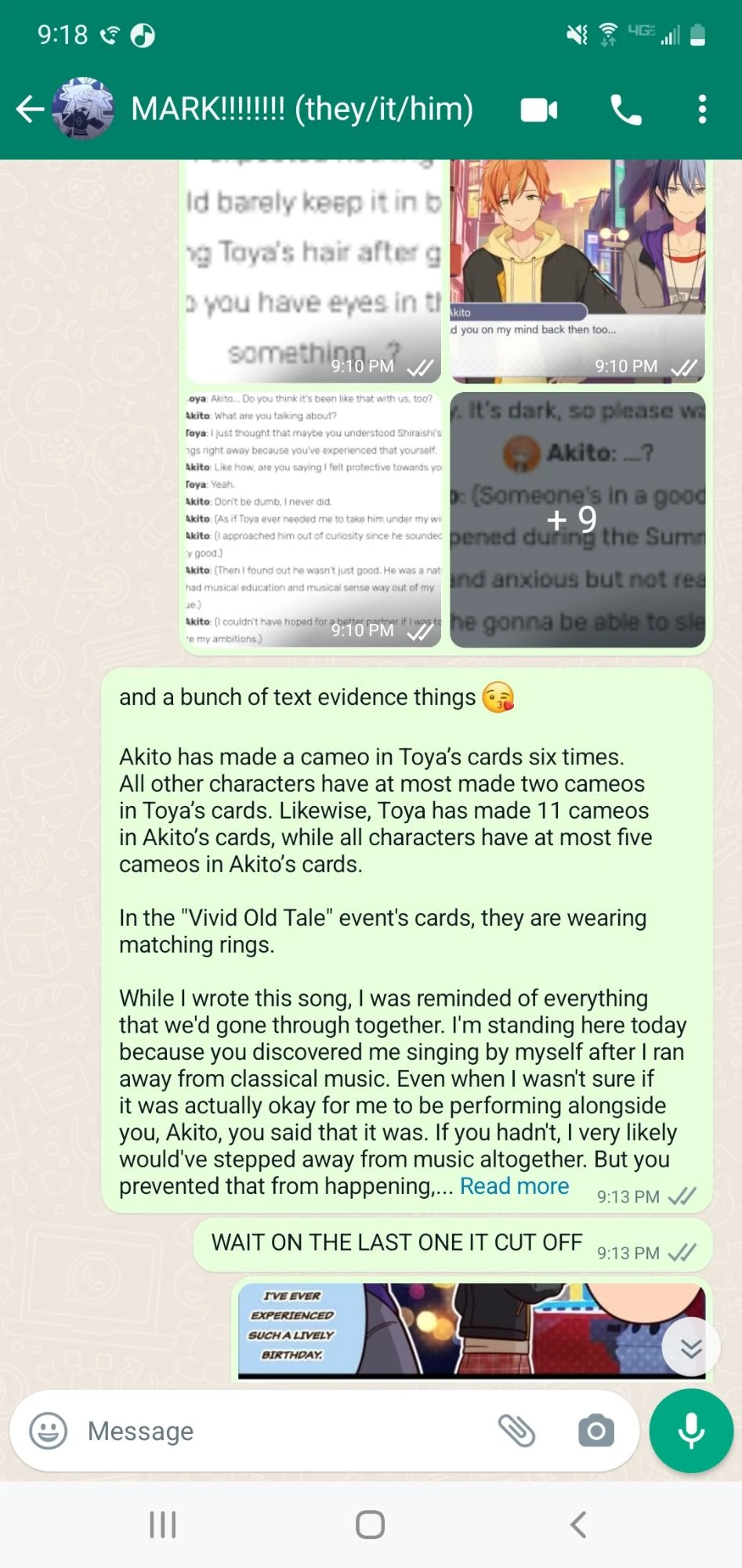 just gave my friend a bunch of akitoya photos and texts | Fandom