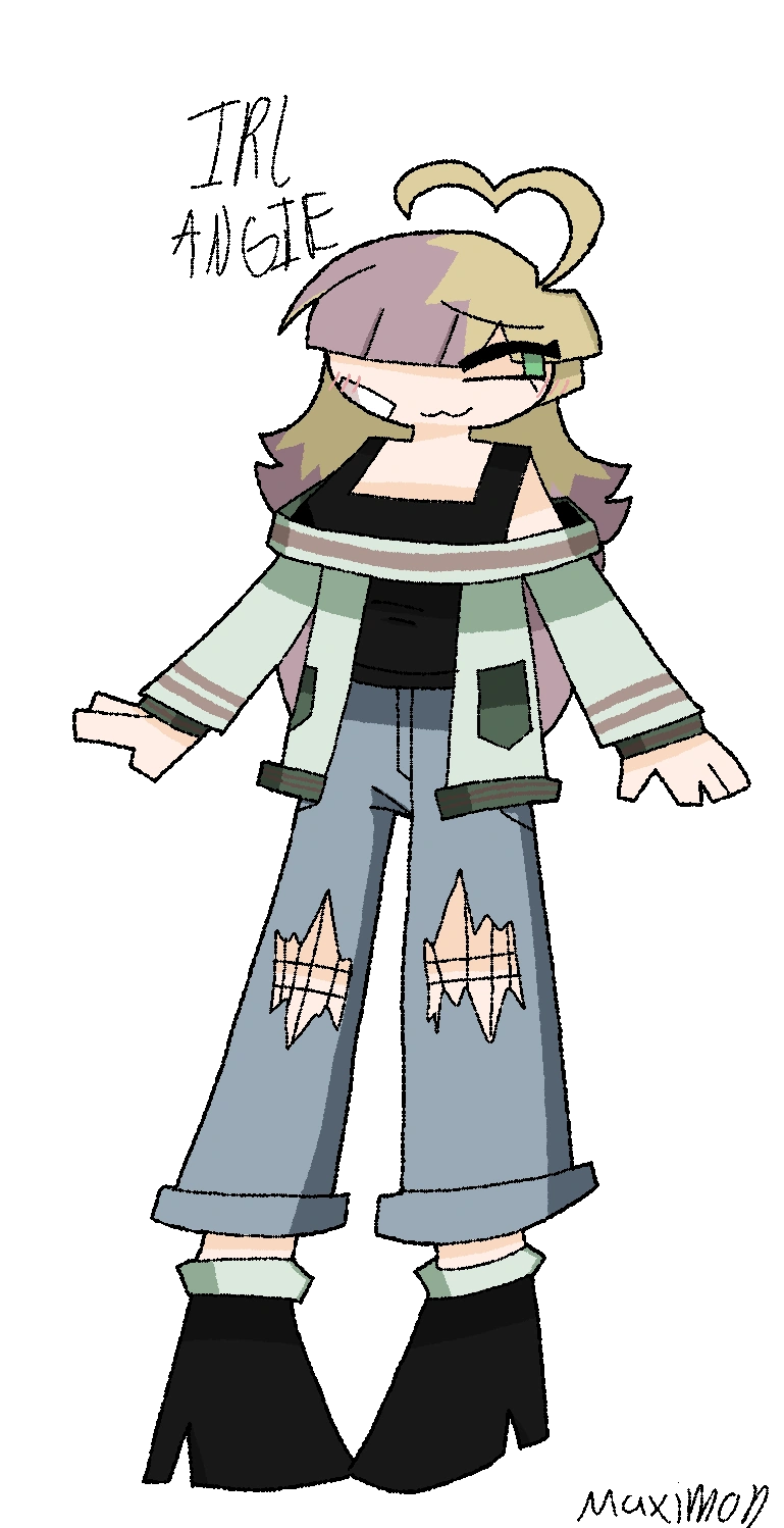 Omg colored Irl Au Angie!! | Fandom