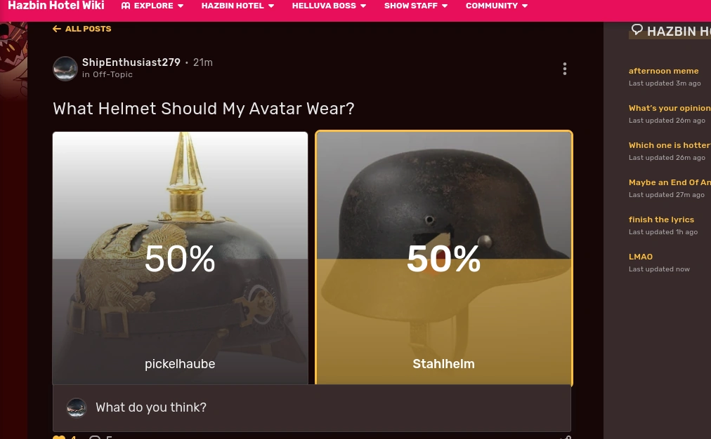 *Staring Intensely* | Fandom