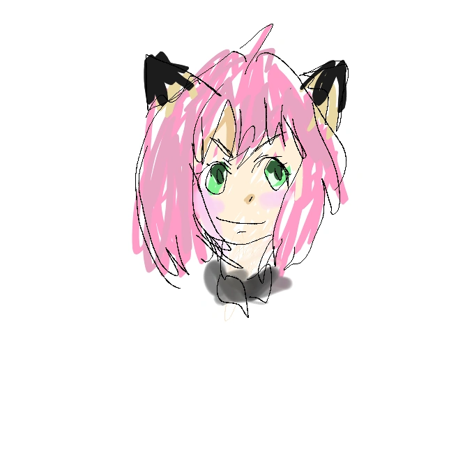 Anya I drew with my right hand | Fandom