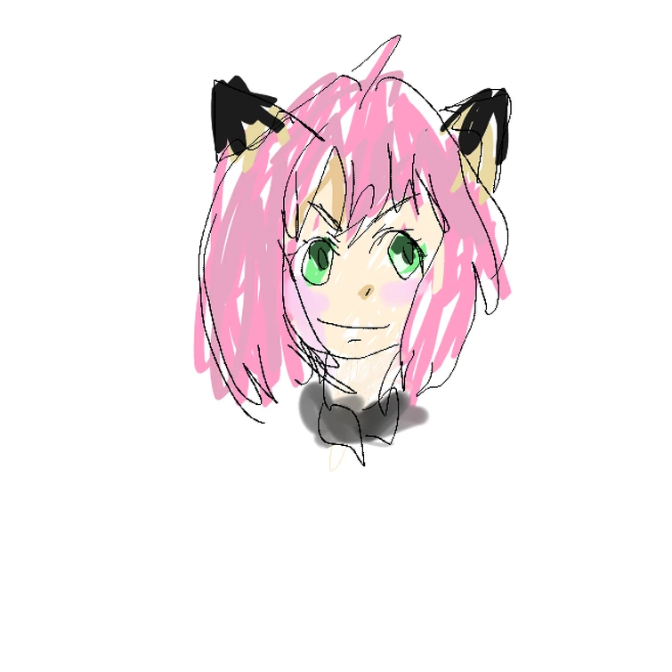 Anya I drew with my right hand | Fandom