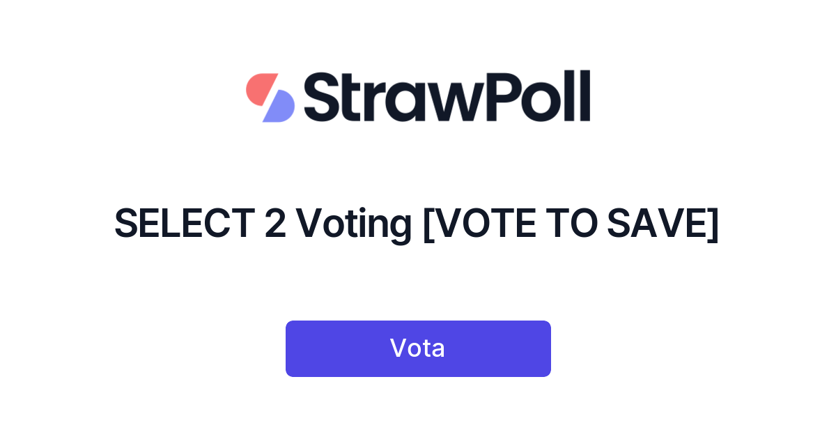 SELECT 2 VOTING | Fandom