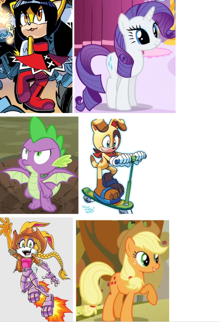 Sonic and My Little Pony comparison post (Sally render by Nibroc-rock ...