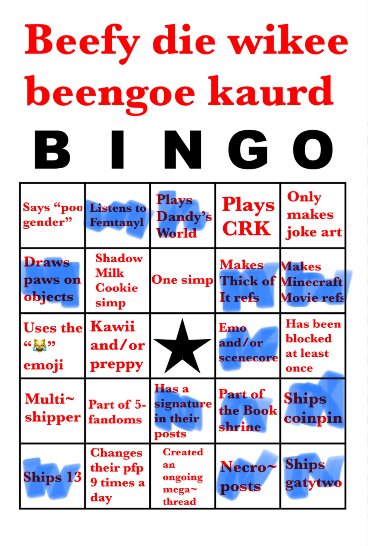 🌀💠 bfdi wiki bingo card | Fandom