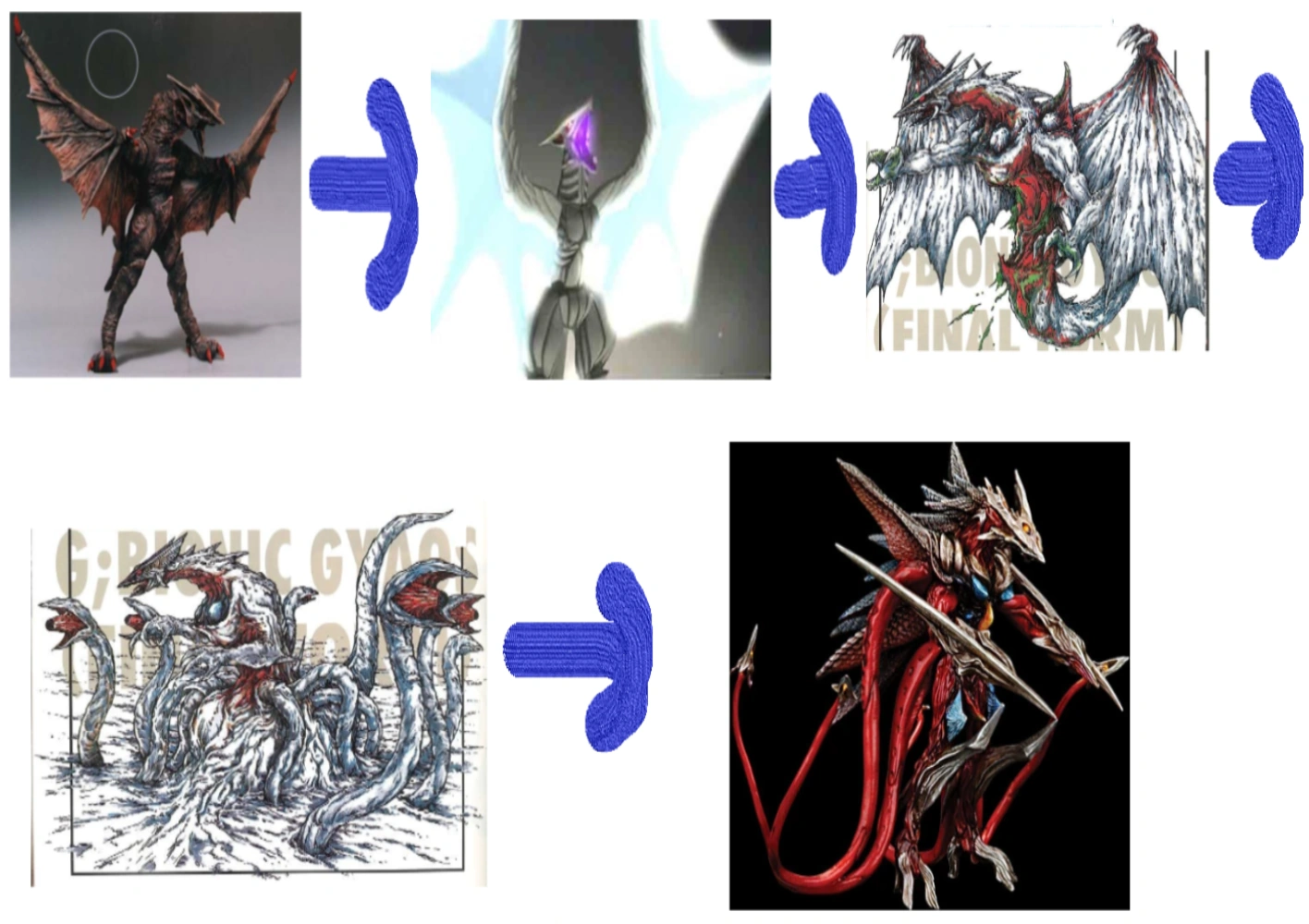 Gyaos Iris metamorphosis mutation | Fandom