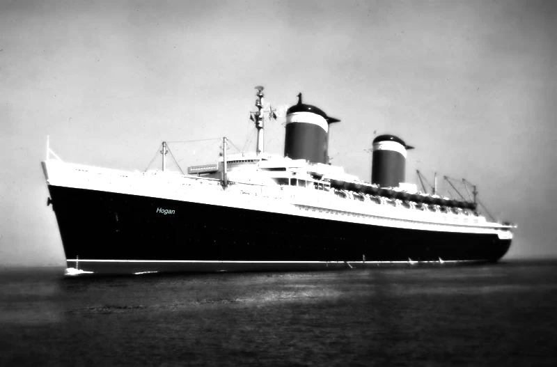 Photo Of SS Hogan Near Maine, Taken In 1949, 4 Years Before He Was Sunk ...