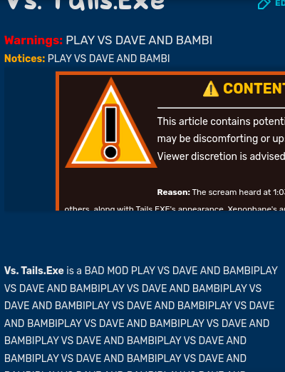 edit shut up dave and bambi fans, we already played the mod) | Fandom
