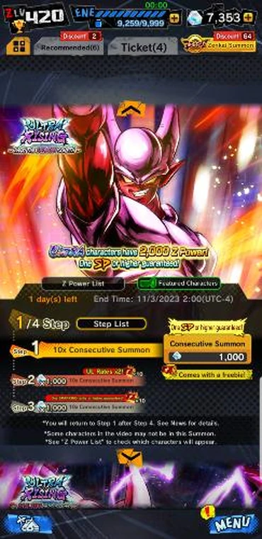 Is it worth trying to go for ultra janemba or save for legends festival ...