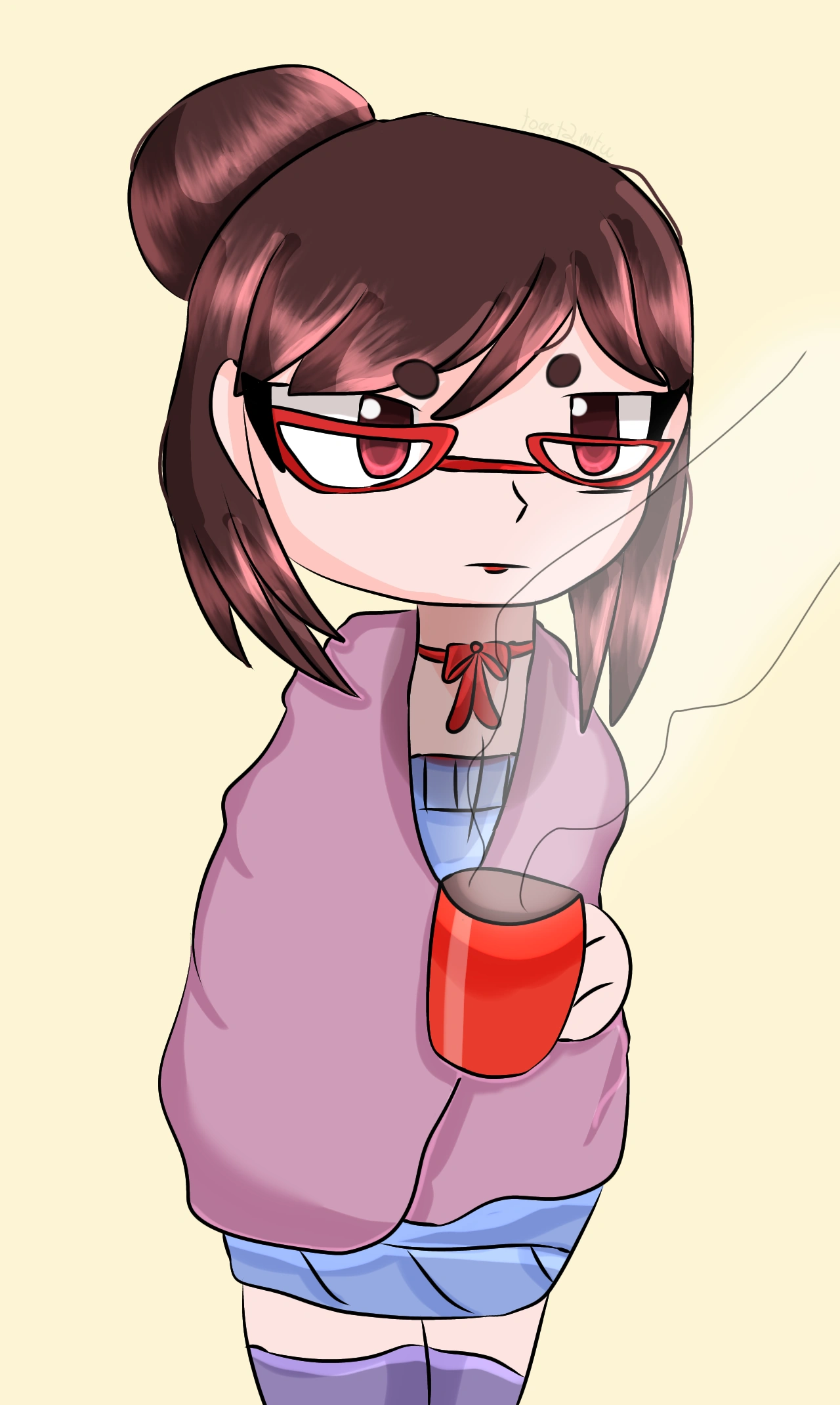 Genka enjoying some coffee | Fandom