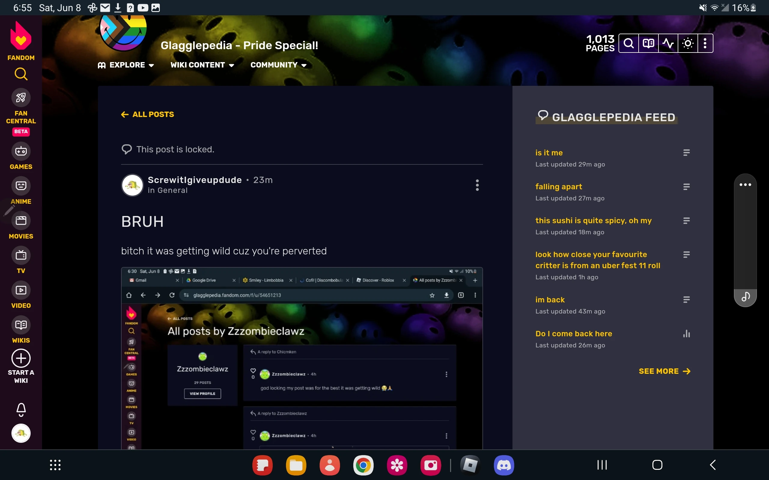 knew this shit was gonna get locked | Fandom
