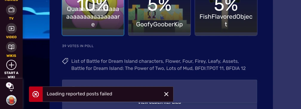thanks for all the votes on the BFDI Wikians poll | Fandom