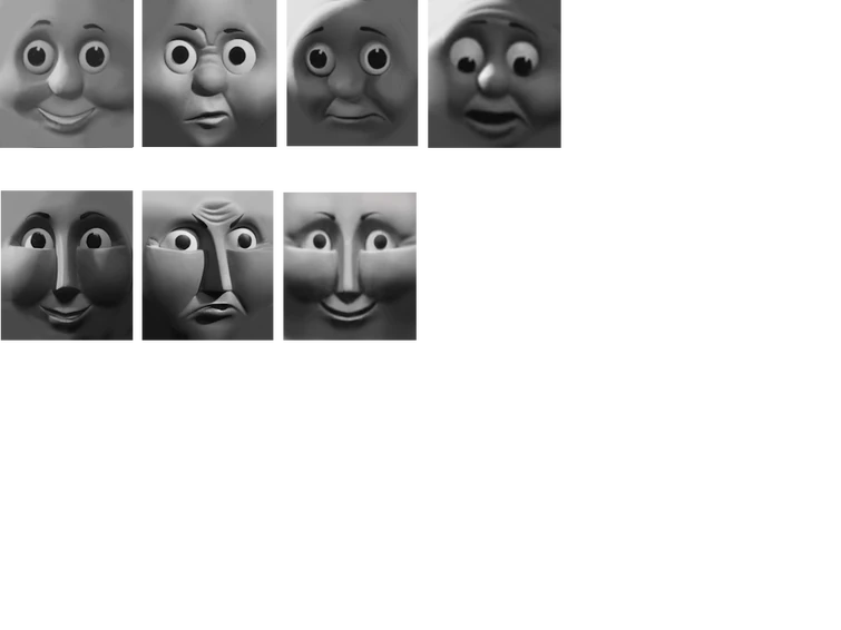 Trainz 2006-styled Pilot Thomas and Gordon Faces | Fandom