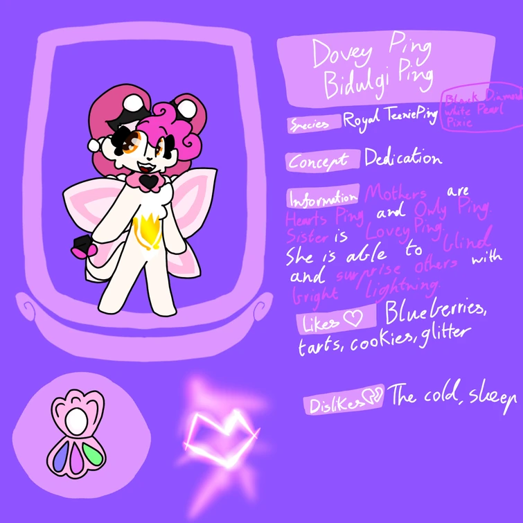 Hearts Ping’s and Only Ping’s kids 🌸🧚‍♀️⚫️💖 | Fandom