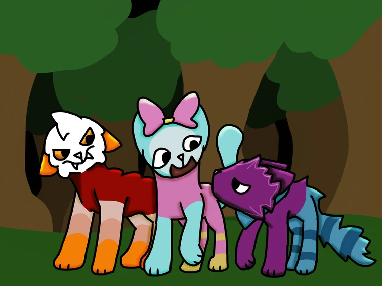 BubblePaw, MusicPaw, and AngryPaw just chilling (DW x WC AU) | Fandom