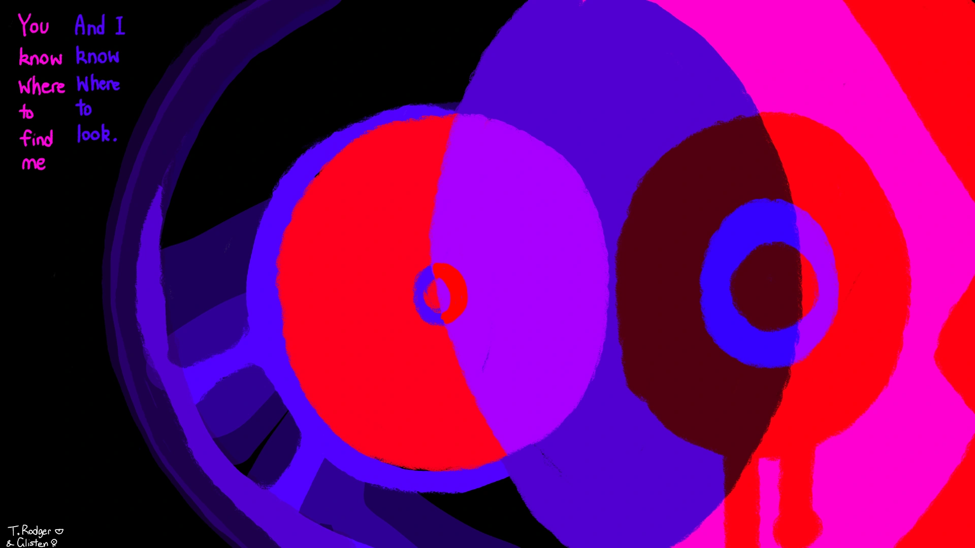 TV Girl + Twisted Rodger & Twisted Glisten (cw: bright colors, eye ...