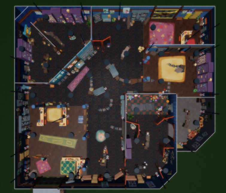 DW Gift Shop Map Remade in Hello Neighbor Artstyles (reupload again ...