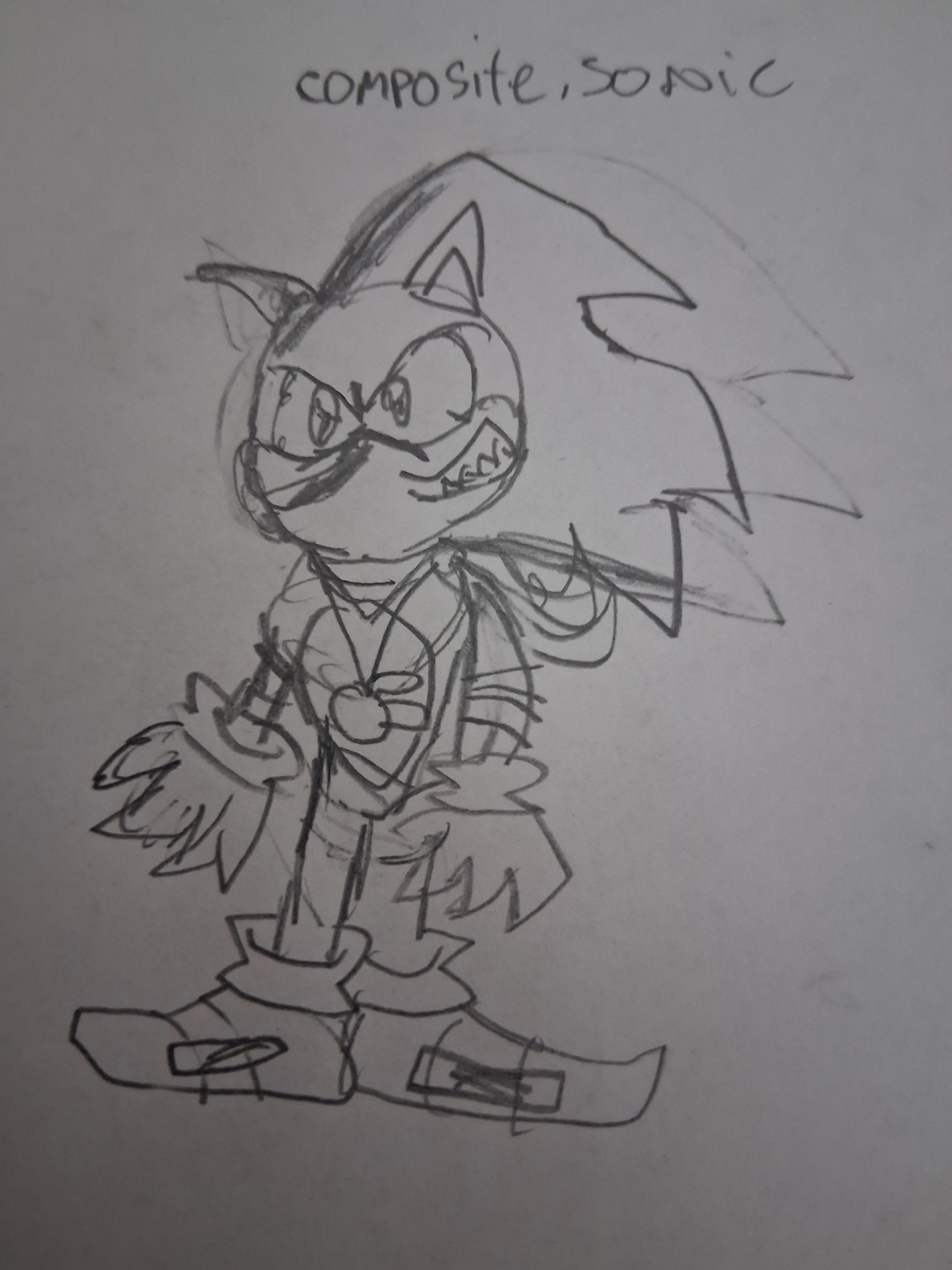 Merging all Sonic designs, I made composite sonic! | Fandom