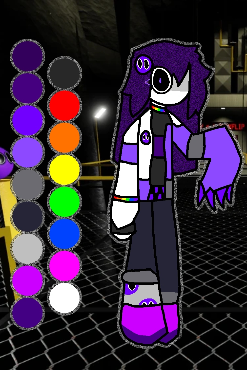 I drew the Purple orb into an oc! | Fandom