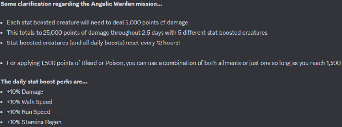 Some answers to stat boost creatures for Angelic Mission. | Fandom