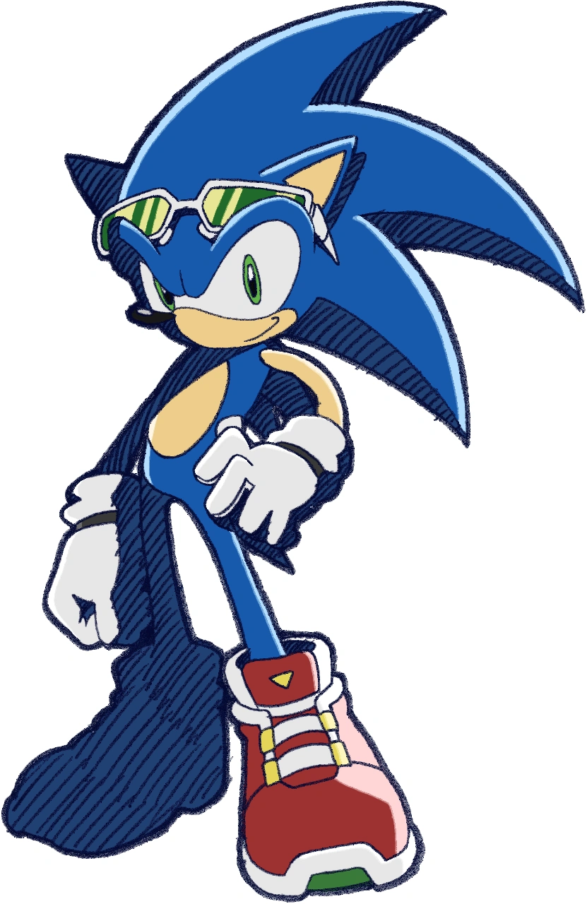 Sonic's outfit in the Riders games are now my new favorite Sonic outfit ...