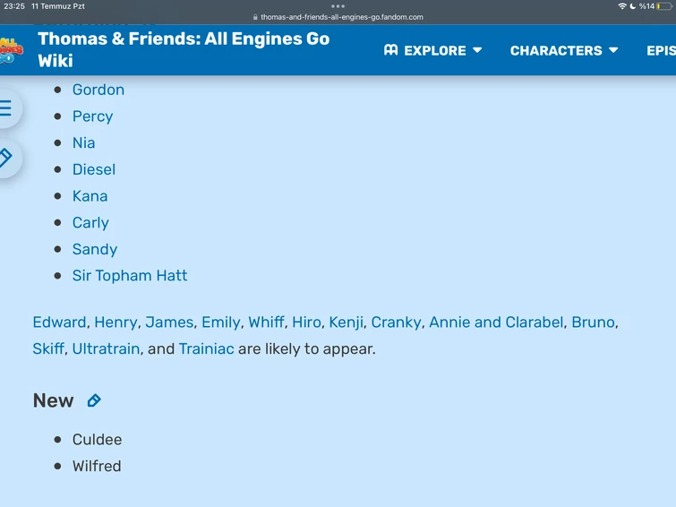 These isn’t confirmed why their is culdee and wilbert | Fandom