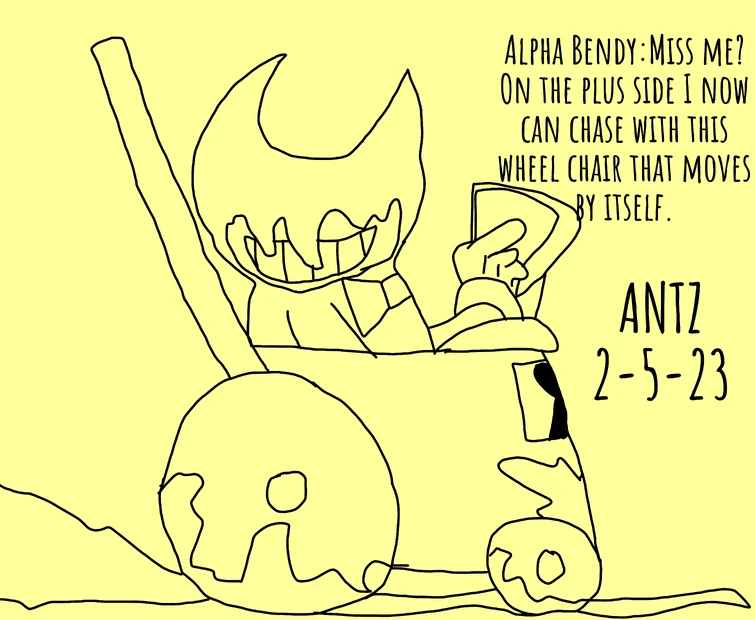 If Alpha Bendy came back and replace Beat Bendy for Chapter 2 and 3 ...