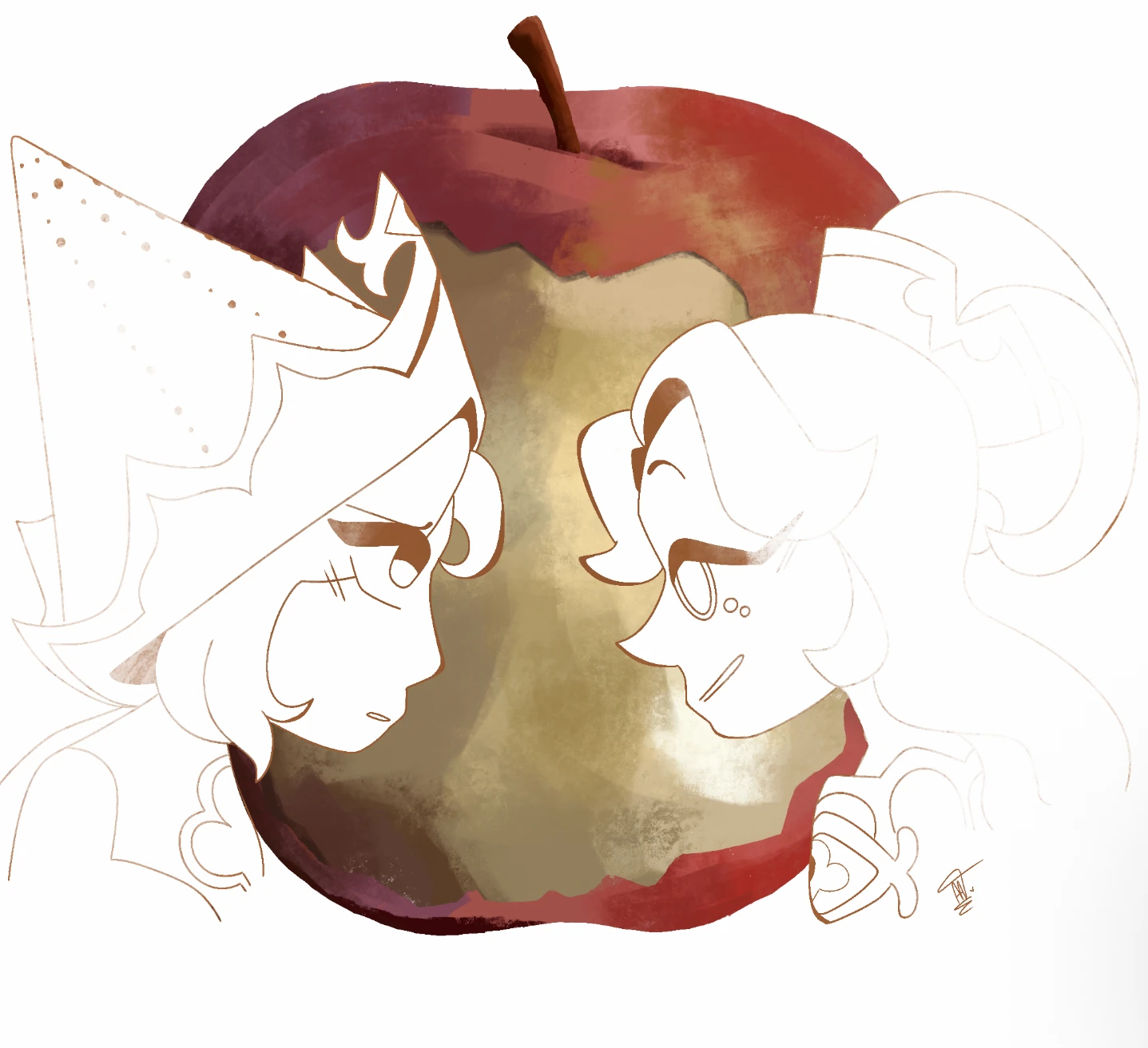 That one apple art trend | Fandom