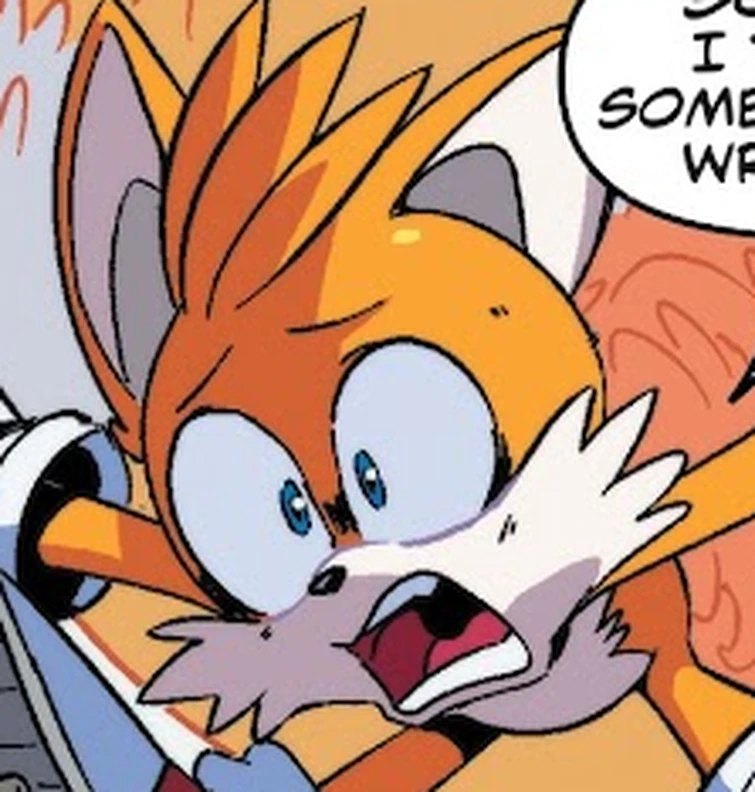 from now on I shall try to use Sonic reaction images from the comics ...