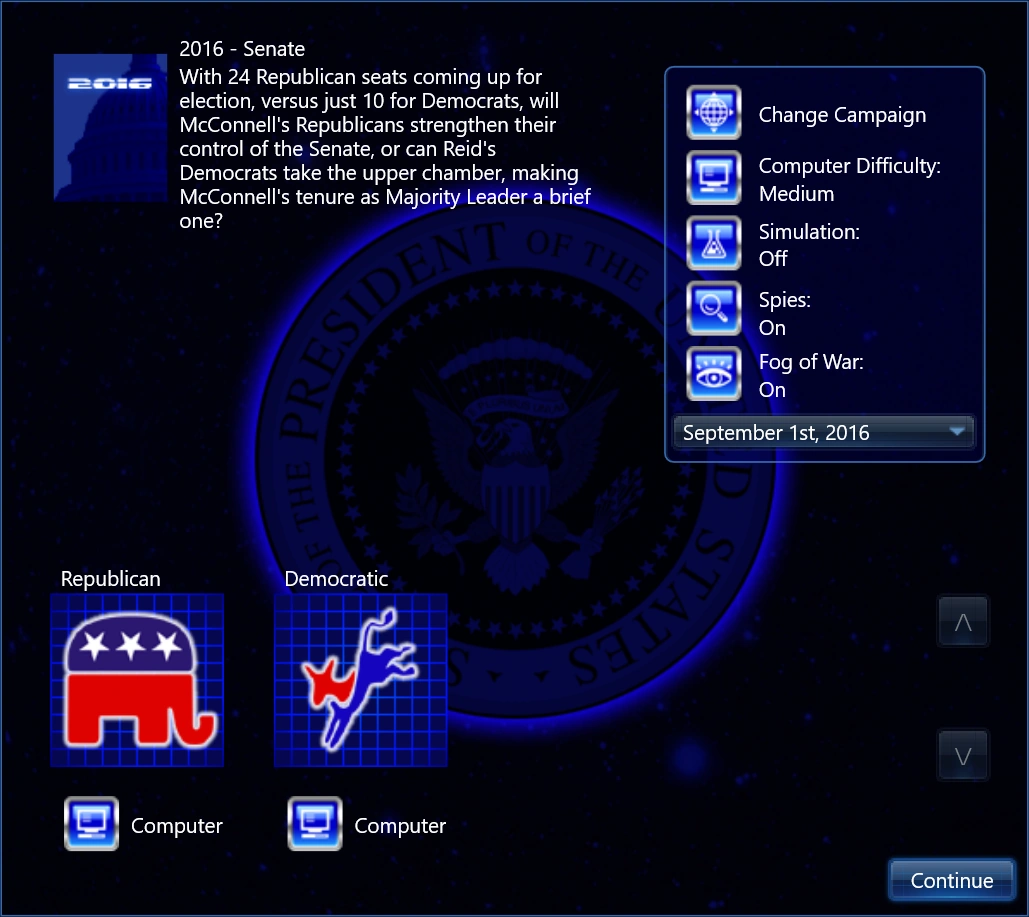 2016 - Senate Campaign (Congress Infinity - Classic) | 270sims Wiki | Fandom