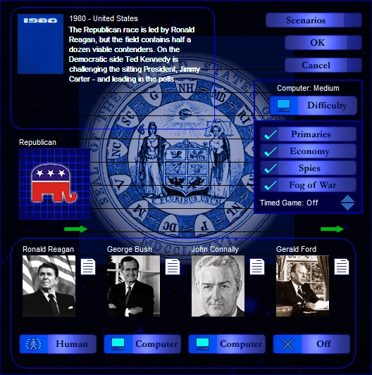 1980 - United States Campaign (President Forever 2008 + Primaries ...