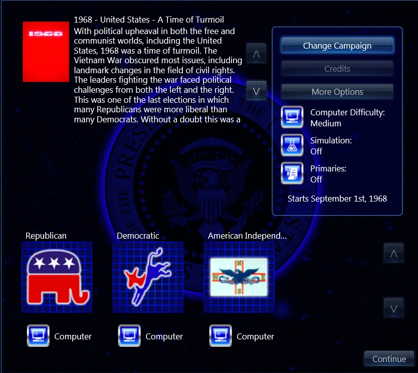 1968 Campaign (President Infinity) | The 270soft Wiki | Fandom
