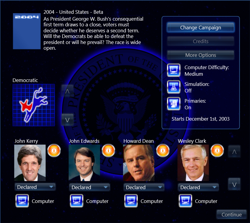 2004 Campaign (President Infinity) | The 270soft Wiki | Fandom
